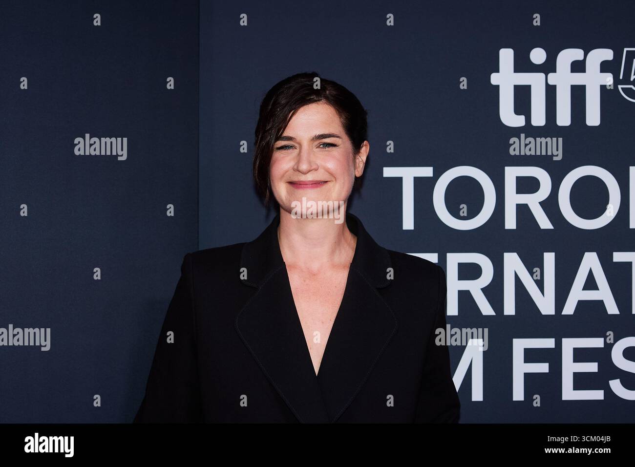Anne Emond is photographed on the red carpet for the film "Peak ...