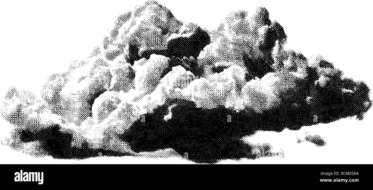 Puff of cloud in sky Stock Vector Images - Alamy