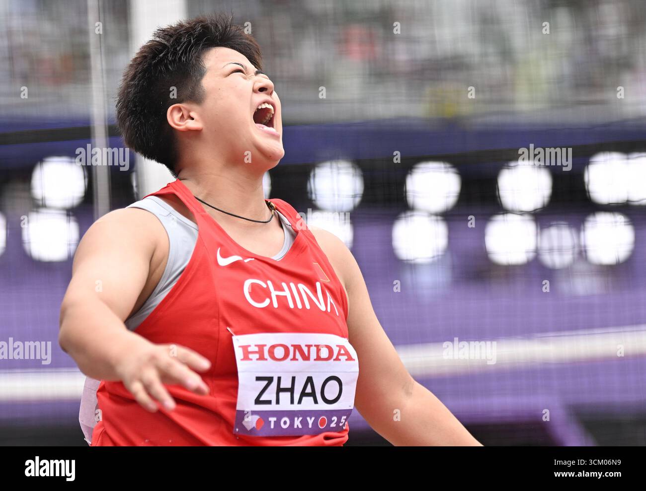 (250914) -- TOKYO, Sept. 14, 2025 (Xinhua) -- Zhao Jie of China ...