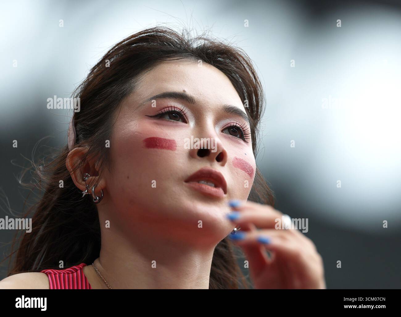 Tokyo, Japan. 14th Sep, 2025. Wu Yanni of China reacts after the women ...