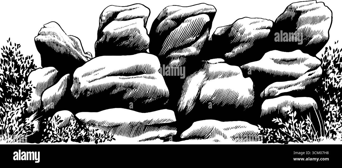 Volcanic rock cluster with ash layers for nature and geological design ...