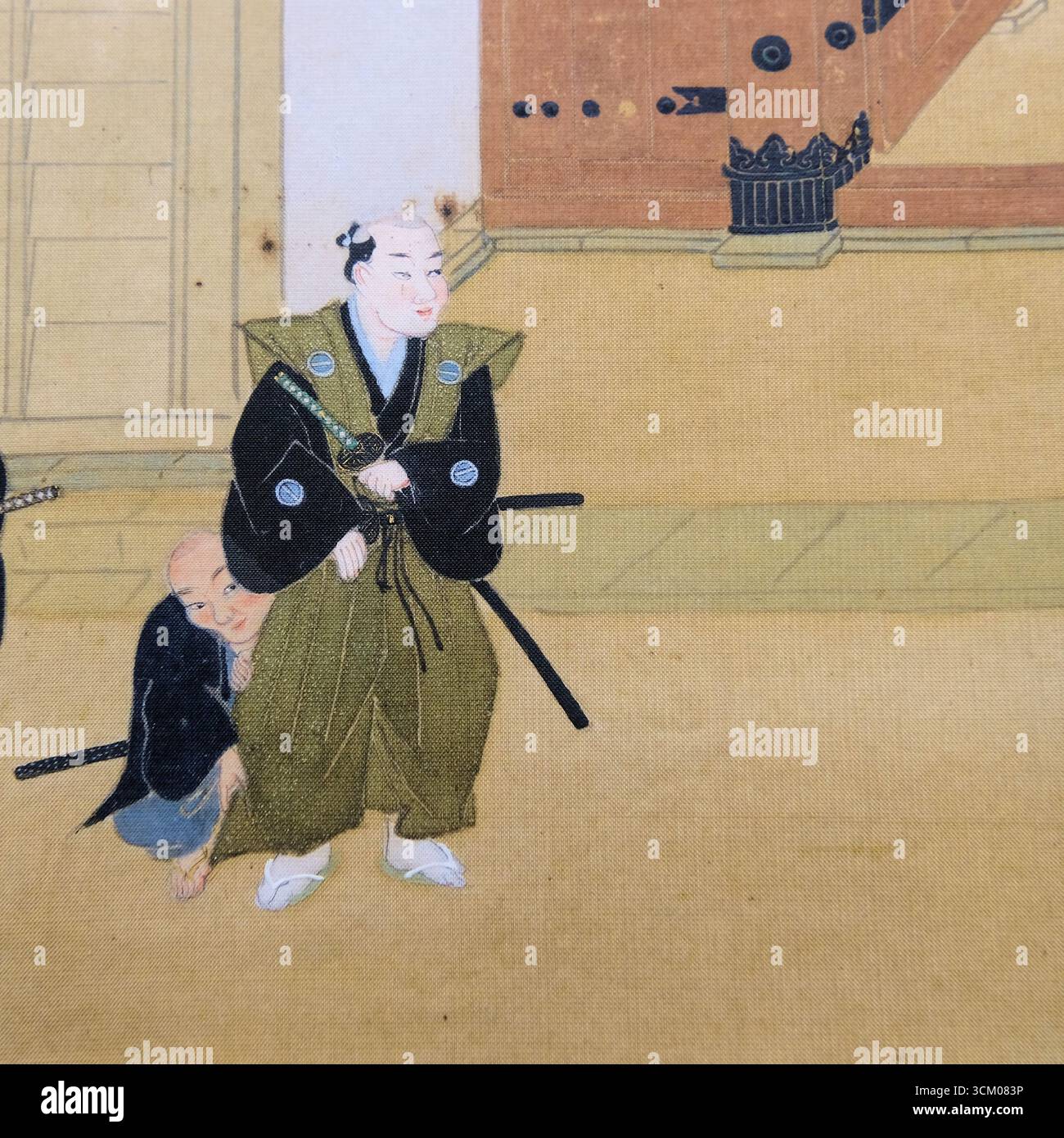 Detail from Scenes in and Around Kyoto by Sumiyoshi Gukei, Edo Period ...