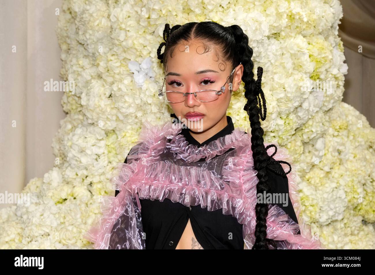 Jess Xu attends the Christian Siriano Spring/Summer 2026 fashion show ...