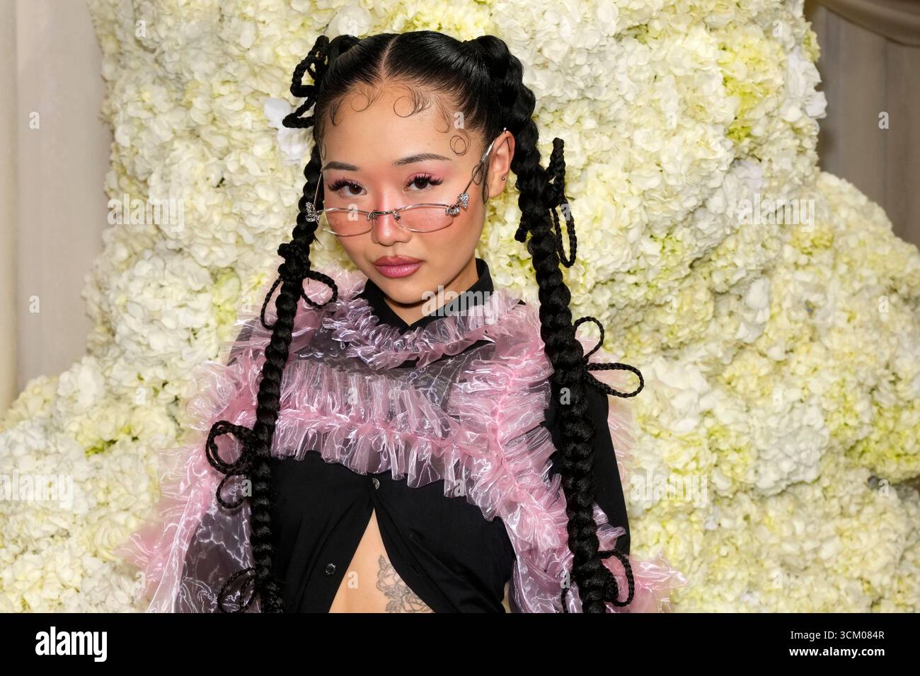 Jess Xu attends the Christian Siriano Spring/Summer 2026 fashion show ...