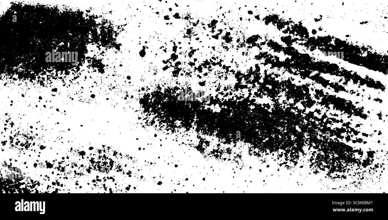Seamless charcoal dust texture with scattered fragments for grunge ...