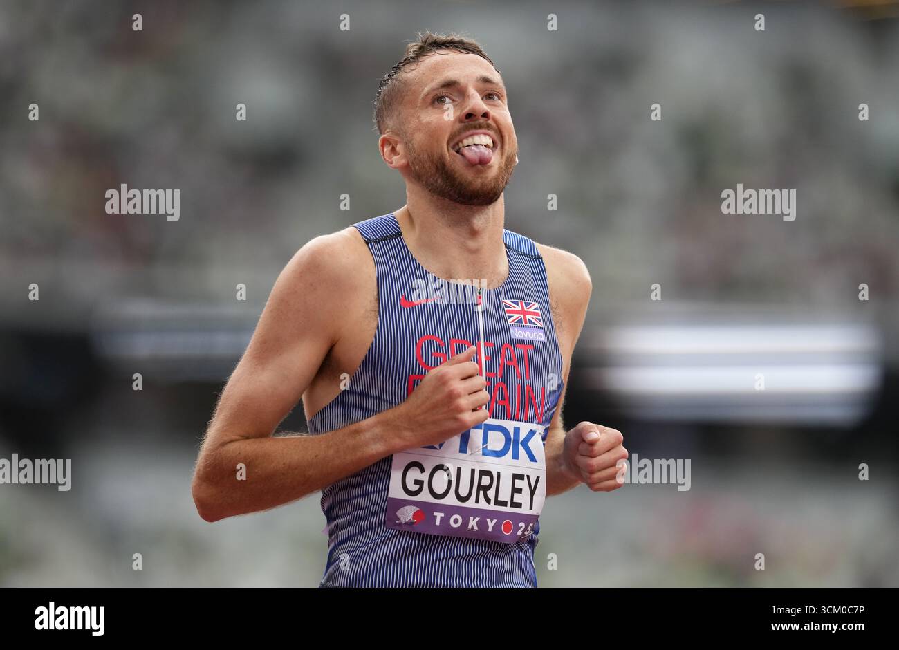 Great Britain's Neil Gourley after finishing third in the Men's 1500m ...