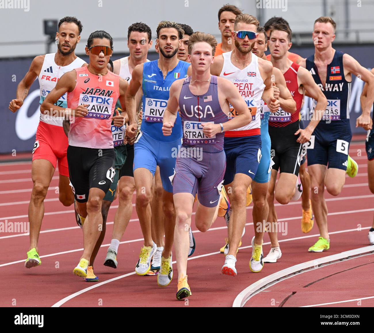 Ethan Strand of the USA, Federico Riva of Italy, Josh Kerr of Great ...