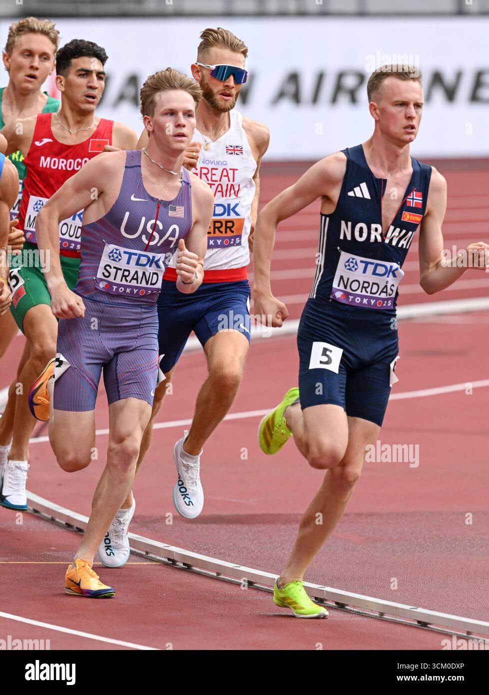 Ethan Strand of the USA, Josh Kerr of Great Britain & NI and Narve ...