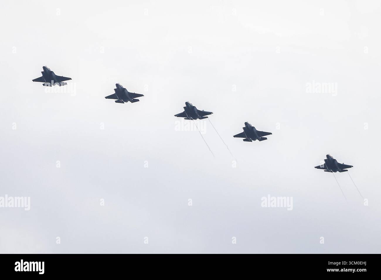 14 September 2025, Puerto Rico, Ceiba: Lockheed Martin F-35B fighter ...