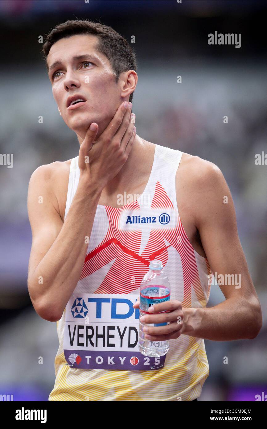 Ruben Verheyden (BEL), 1500m-Vorlauf an Tag 2 der World Athletics ...