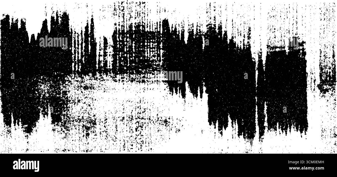 Seamless grunge film border with distressed chemical stains overlay ...