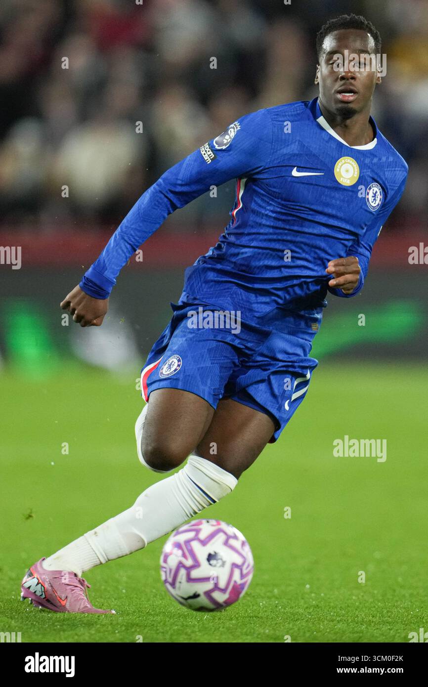 Jamie Gittens of Chelsea during the Premier League match Brentford vs ...