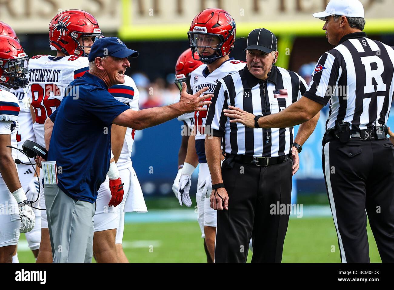 September 13, 2025: Russ Huesman is the head football coach of ...