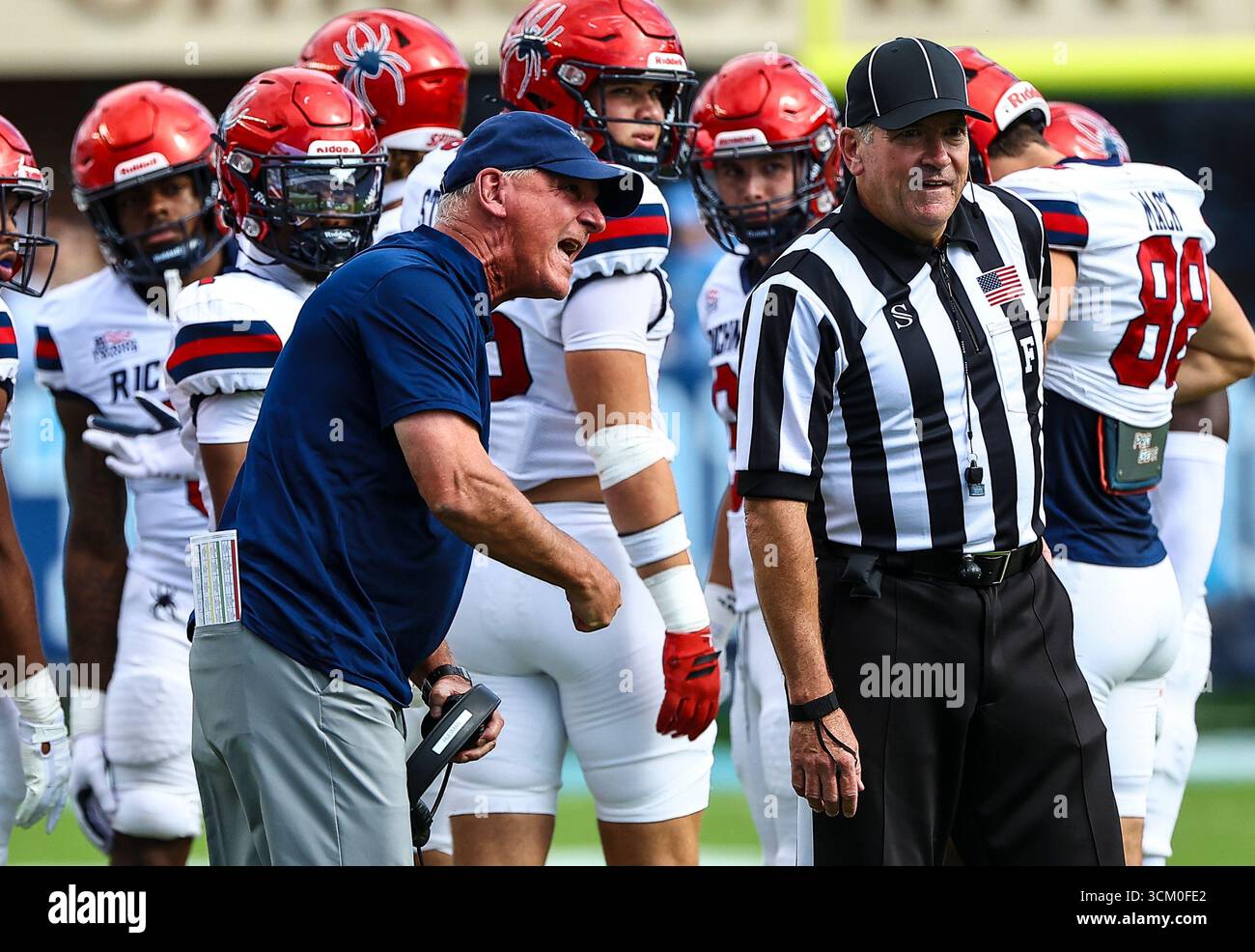 September 13, 2025: Russ Huesman is the head football coach of ...