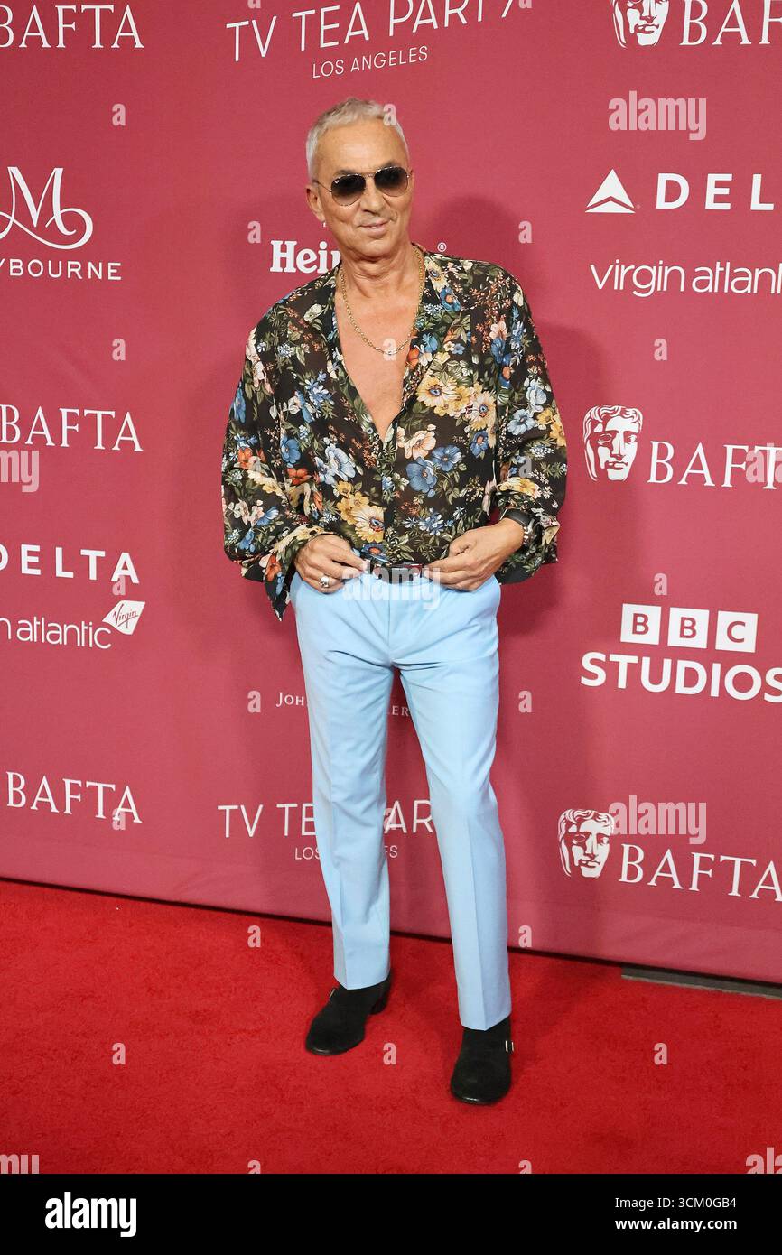 Bruno Tonioli attends the arrivals of BAFTA North America TV Tea at the ...