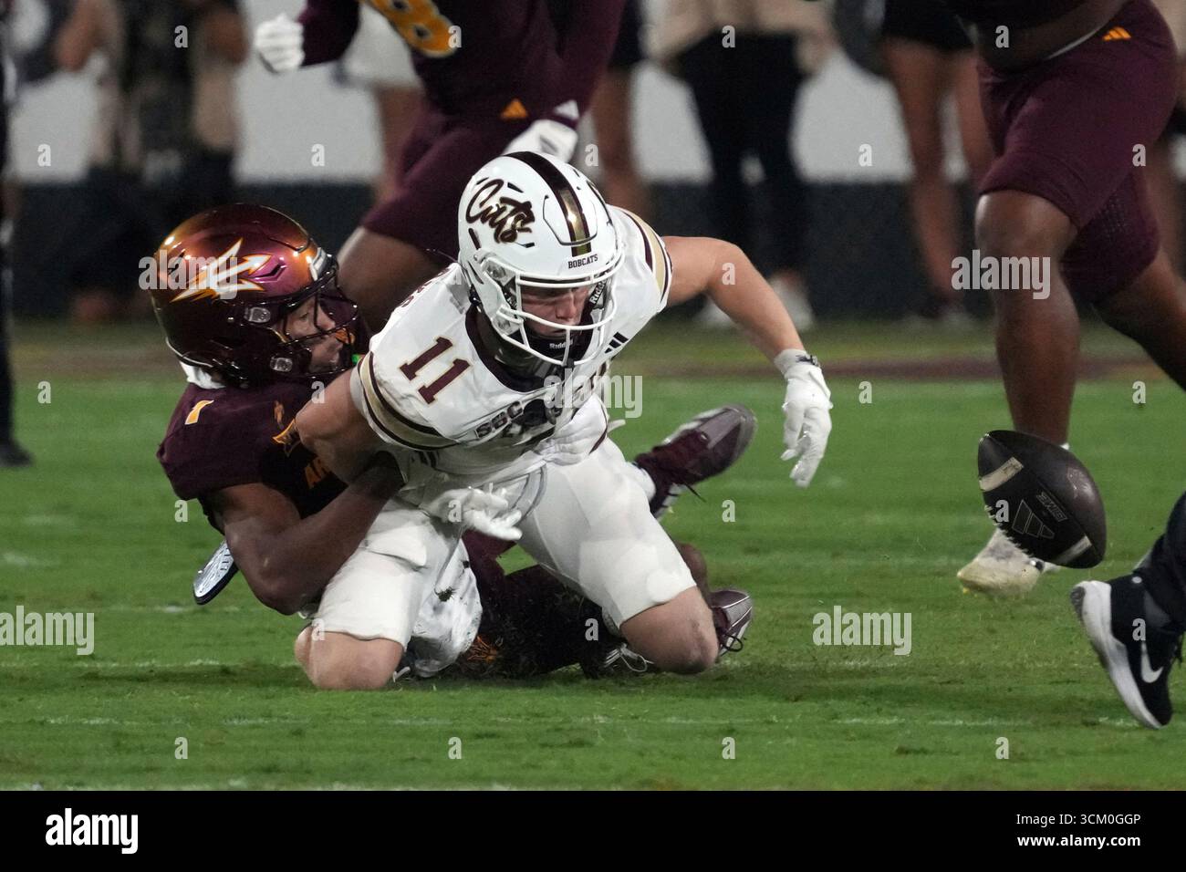 Arizona State defensive back Keith Abney II strips the football from ...