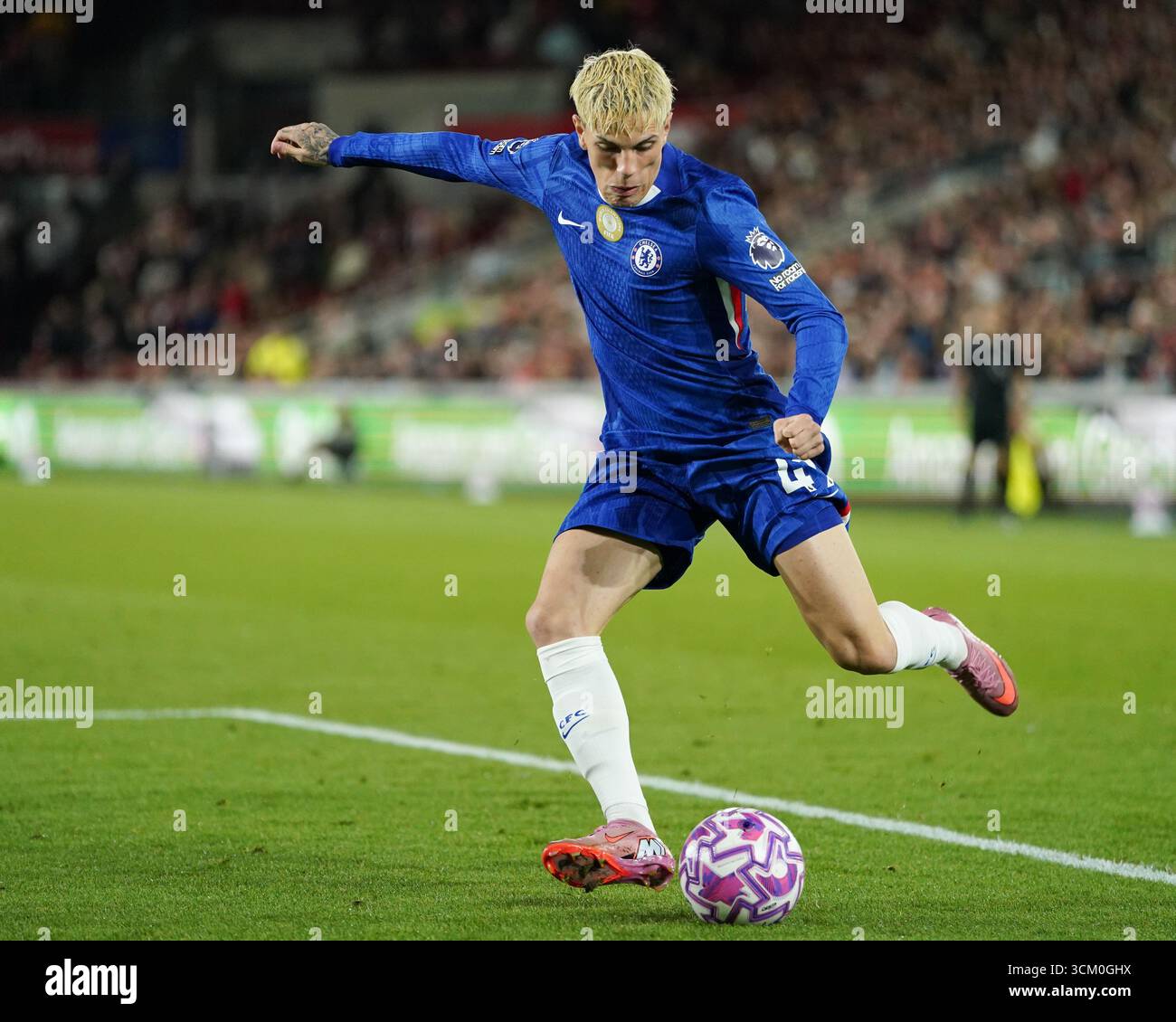 Alejandro Garnacho of Chelsea during the Premier League match Brentford ...