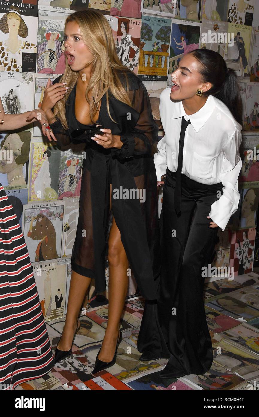 Brooks Nader and Sarah Jane Nader attend the alice + olivia by Stacey ...