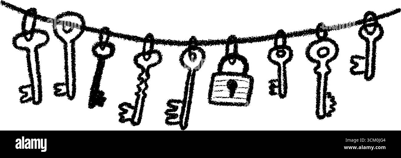 Key designs Black and White Stock Photos & Images - Alamy