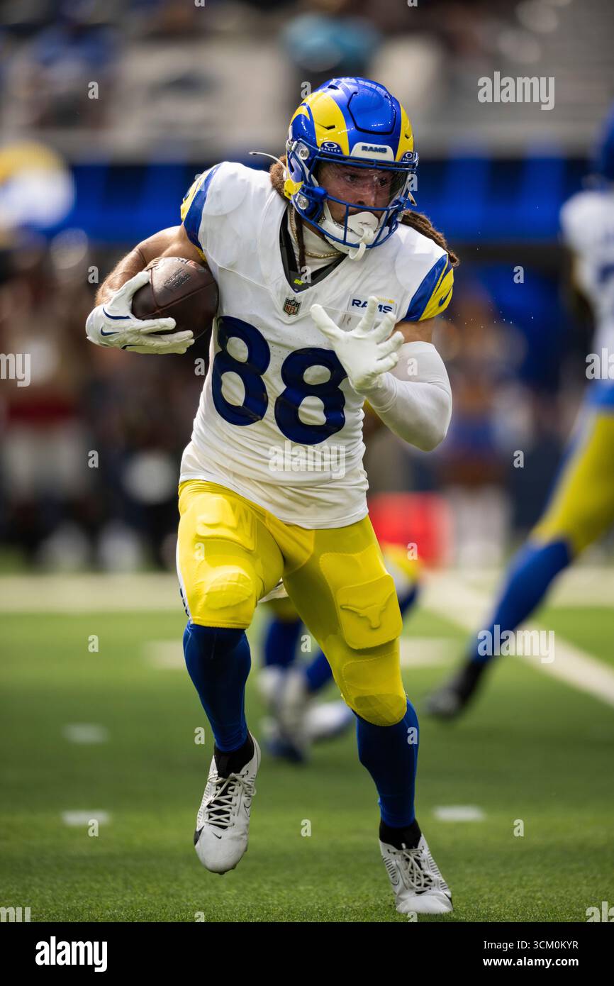 Los Angeles Rams wide receiver Jordan Whittington (88) runs with the ...