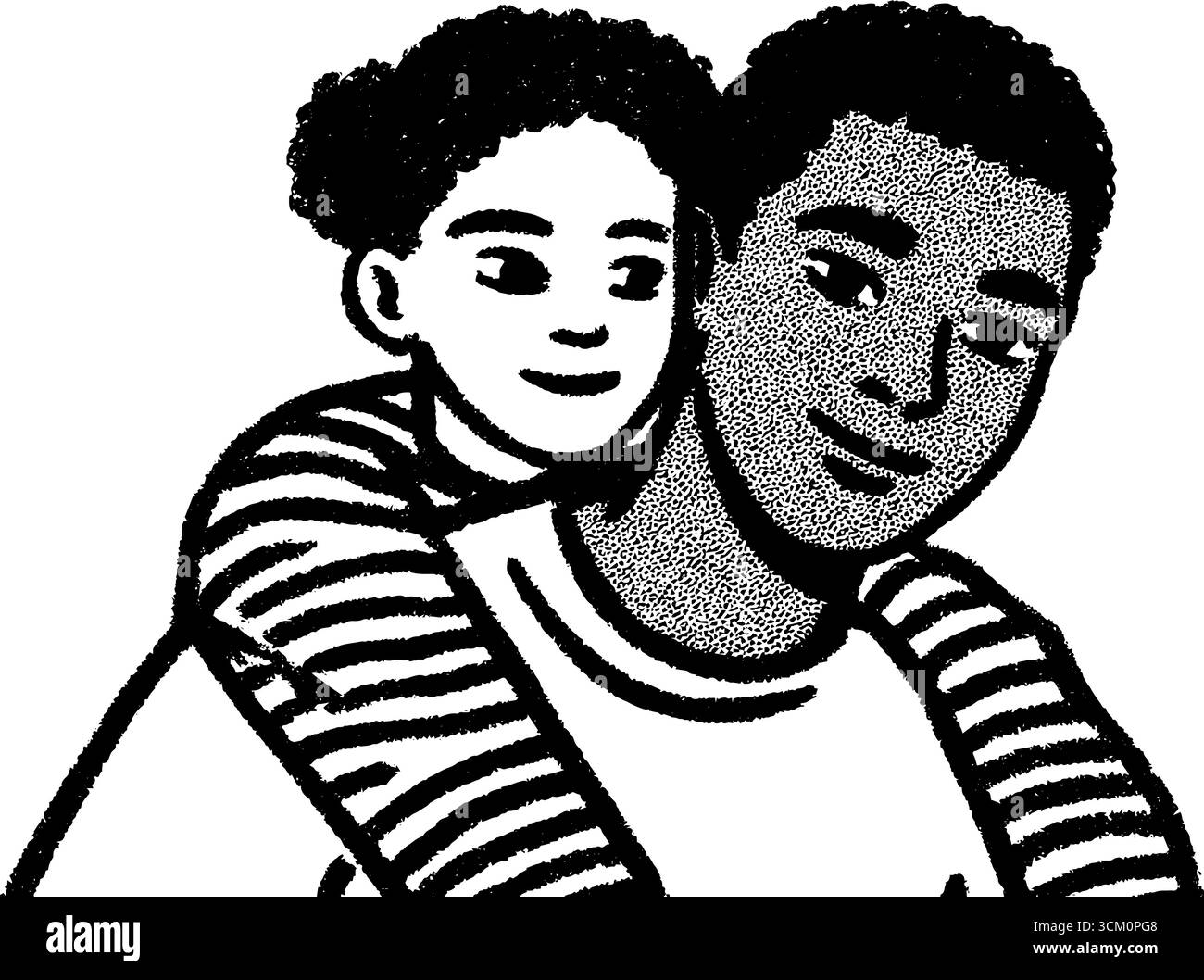 Cherishing childhood Stock Vector Images - Alamy