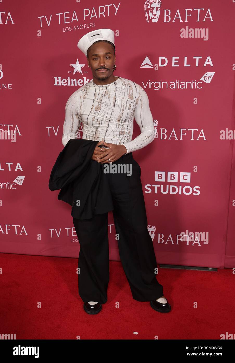 Dewayne Perkins attends The BAFTA TV Tea Party at The Maybourne Beverly ...