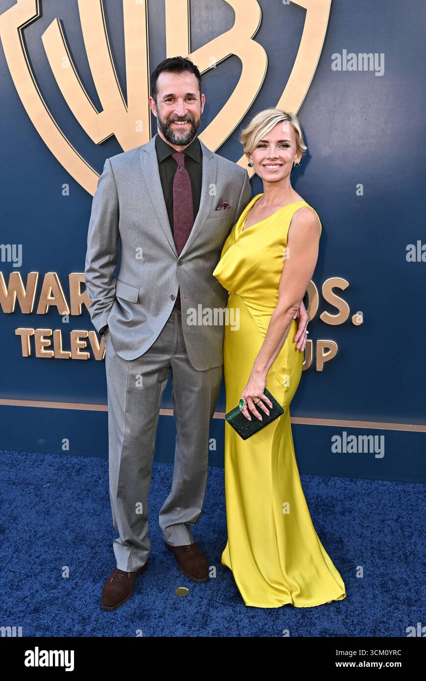 Noah Wyle and Sara Wells arriving to Warner Bros. Television Group's ...