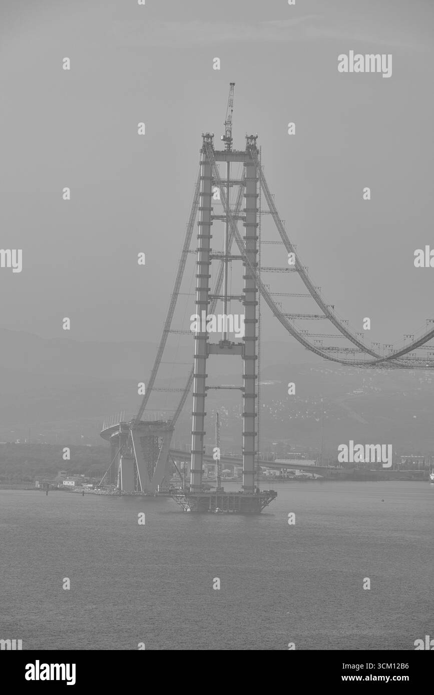 The Osmangazi Bridge is a suspension bridge of Turkey Stock Photo - Alamy