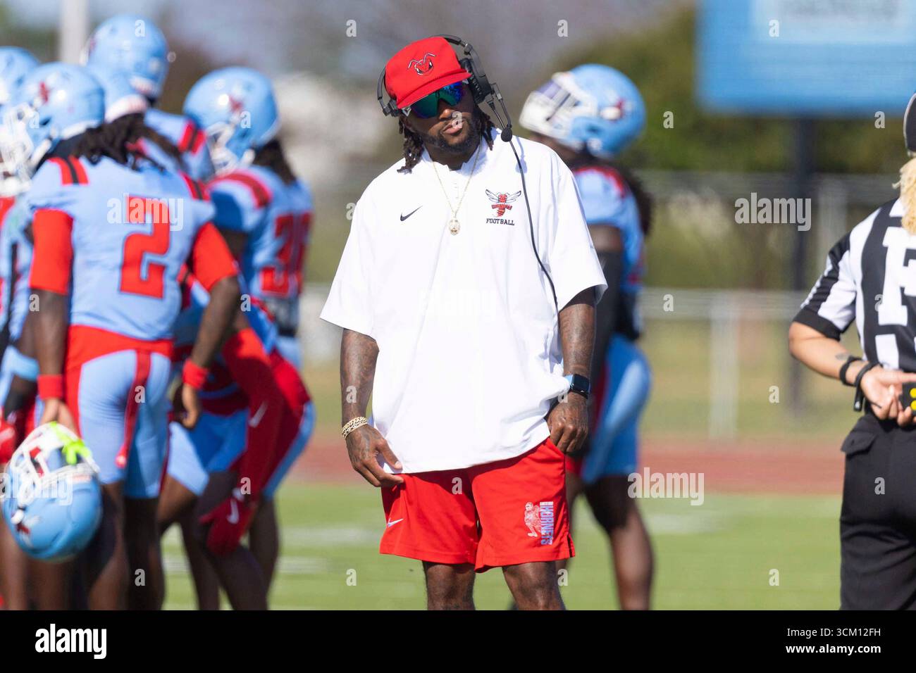 September 13, 2025, Dover, Delaware, U.S.A.: Delaware State Head coach ...