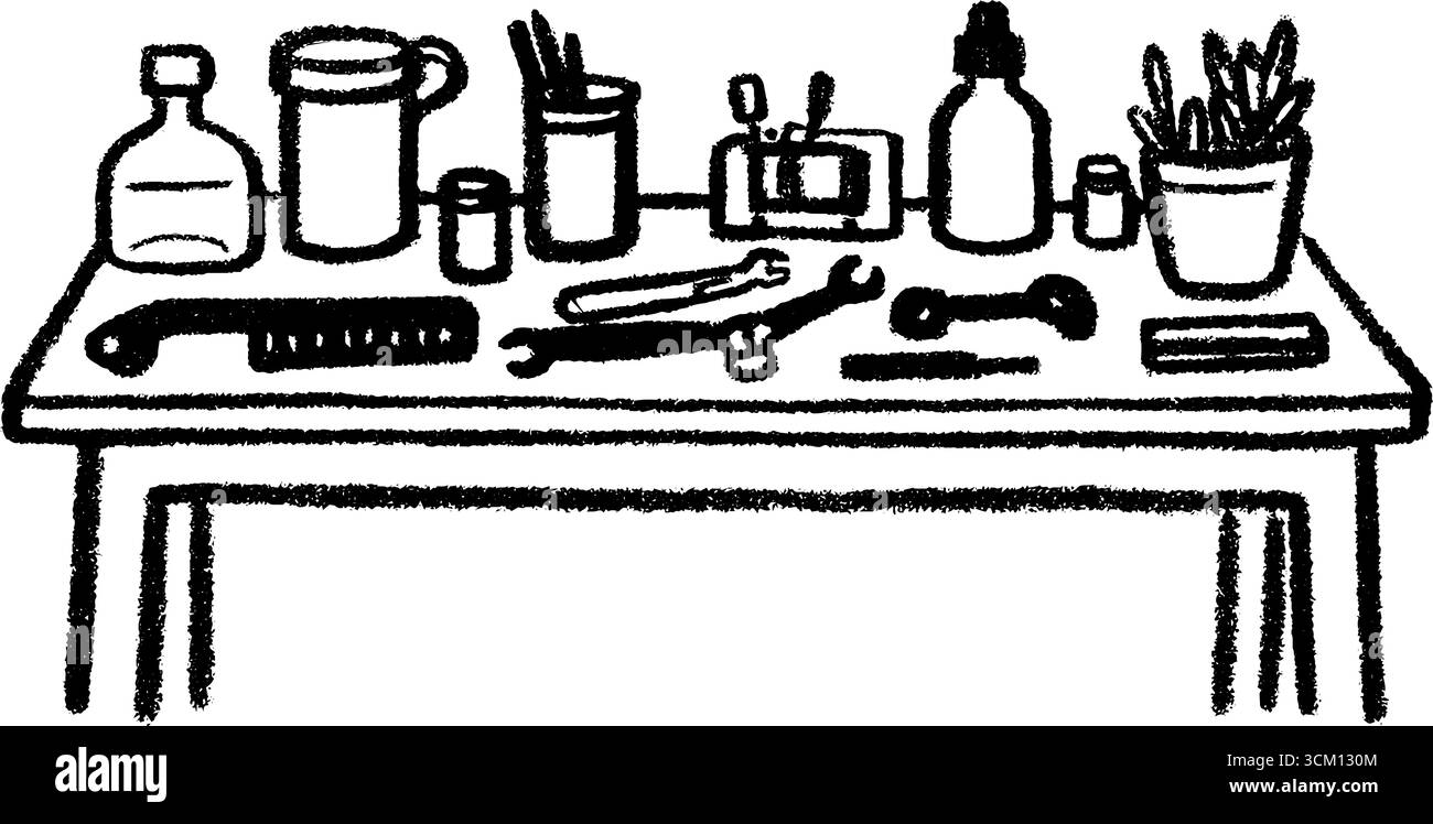 Technicians repair bench tools hi-res stock photography and images - Alamy