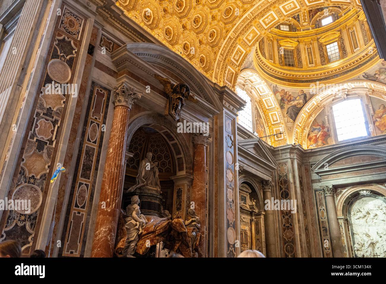Vatican City, Vatican - July 12 2025: Monument tomb of Pope Alexander ...