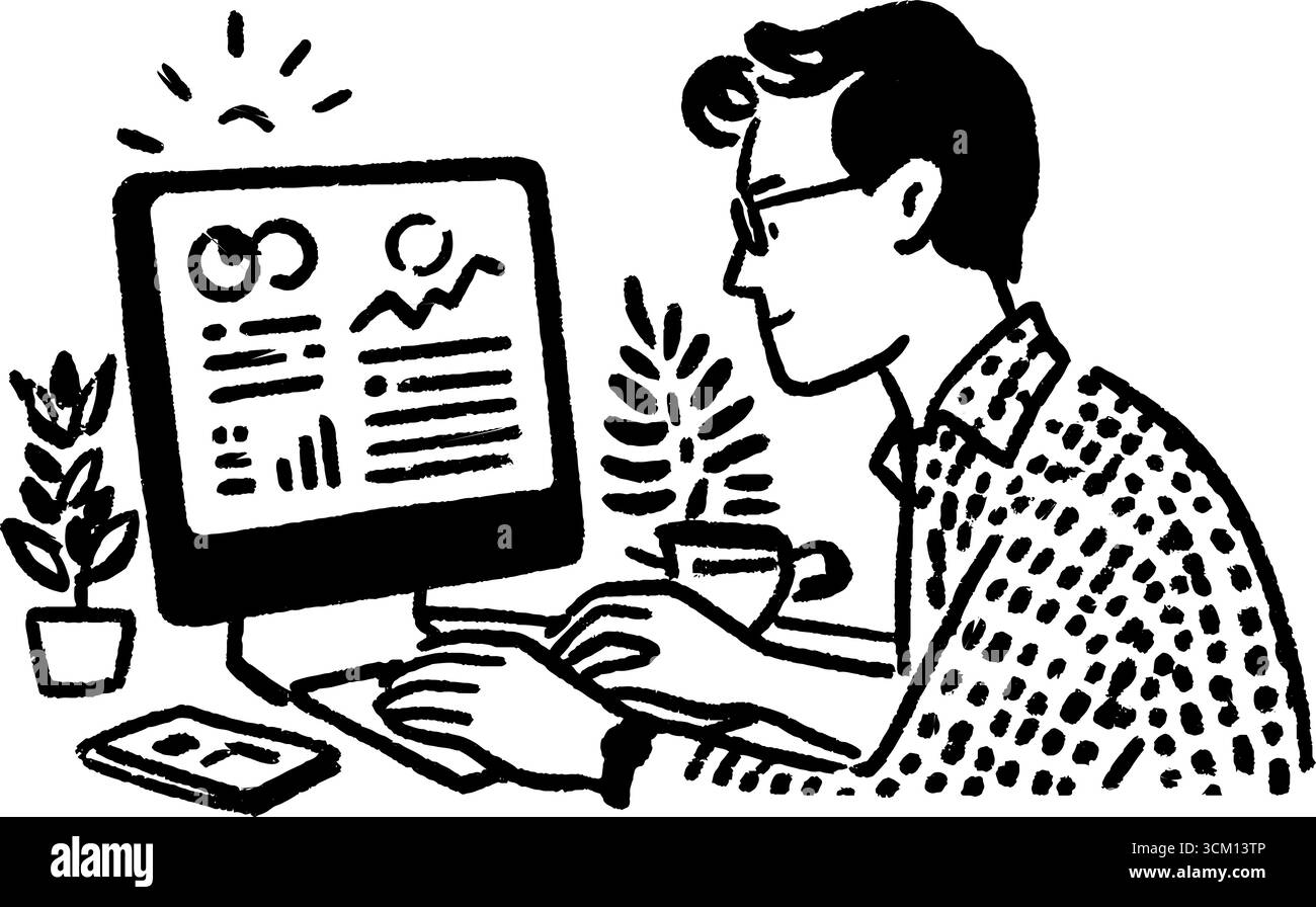 It freelancer Black and White Stock Photos & Images - Alamy