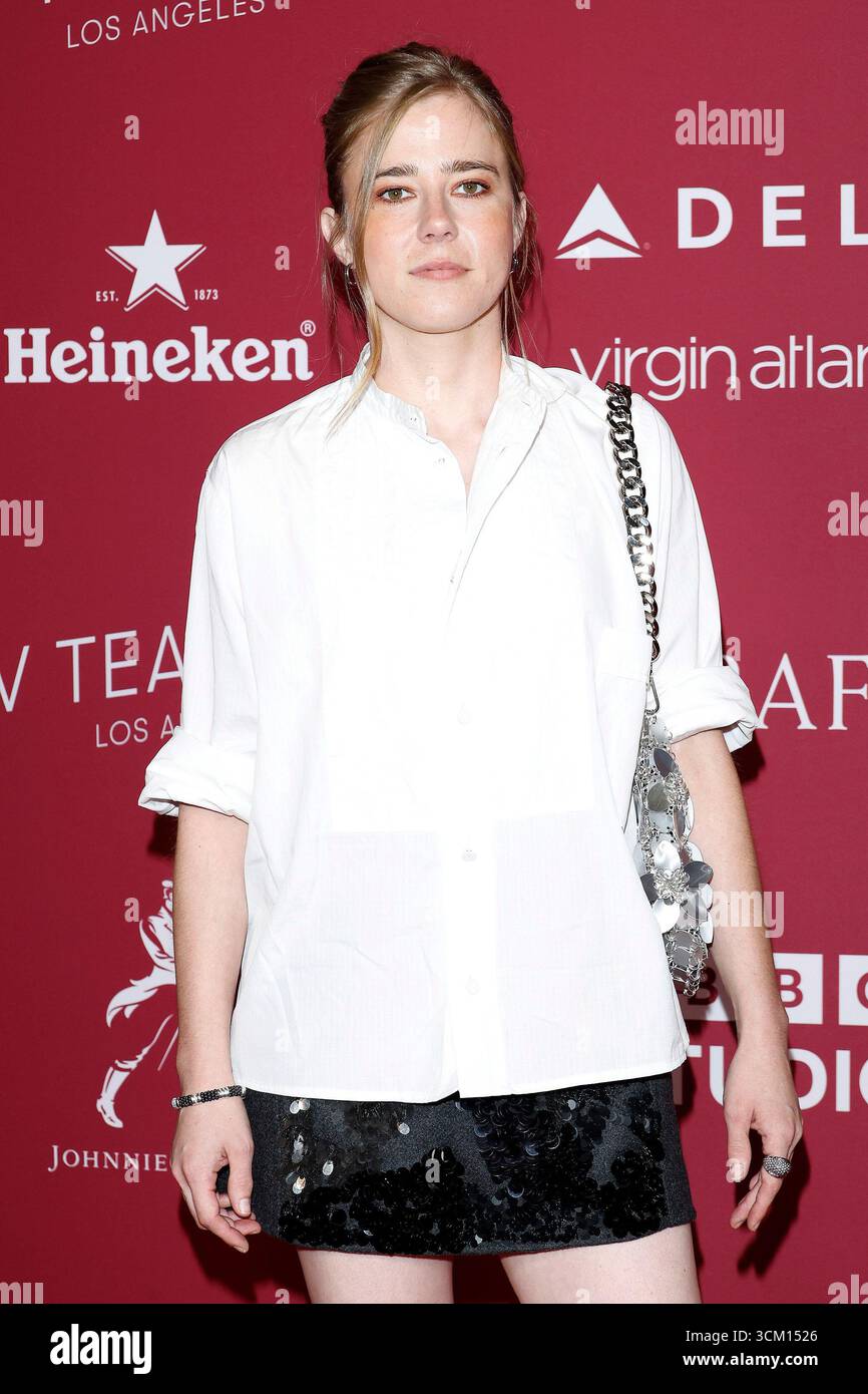 Taylor Dearden attends the arrivals of BAFTA North America TV Tea at ...