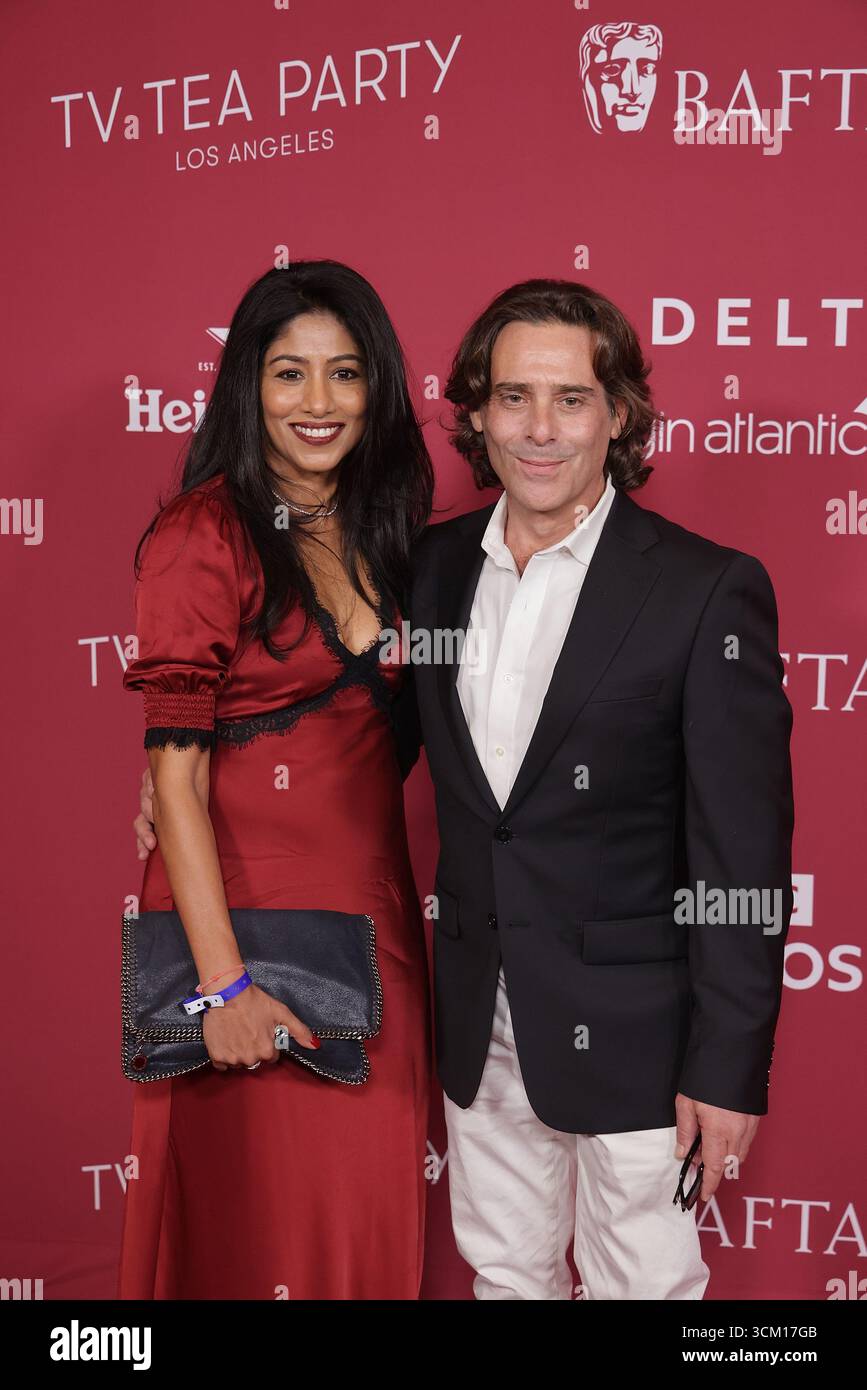 Neha Callis, James Callis attends The BAFTA TV Tea Party at The ...