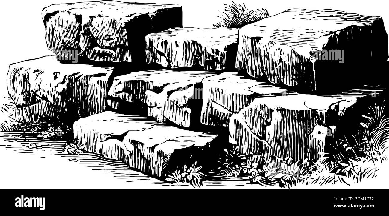 Rugged stone surface Stock Vector Images - Alamy