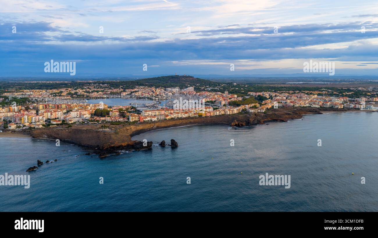 Cap d'agde france beach hi-res stock photography and images - Alamy