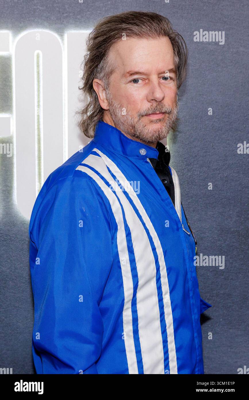 David Spade attends the Netflix Live event, Canelo vs. Crawford, at ...
