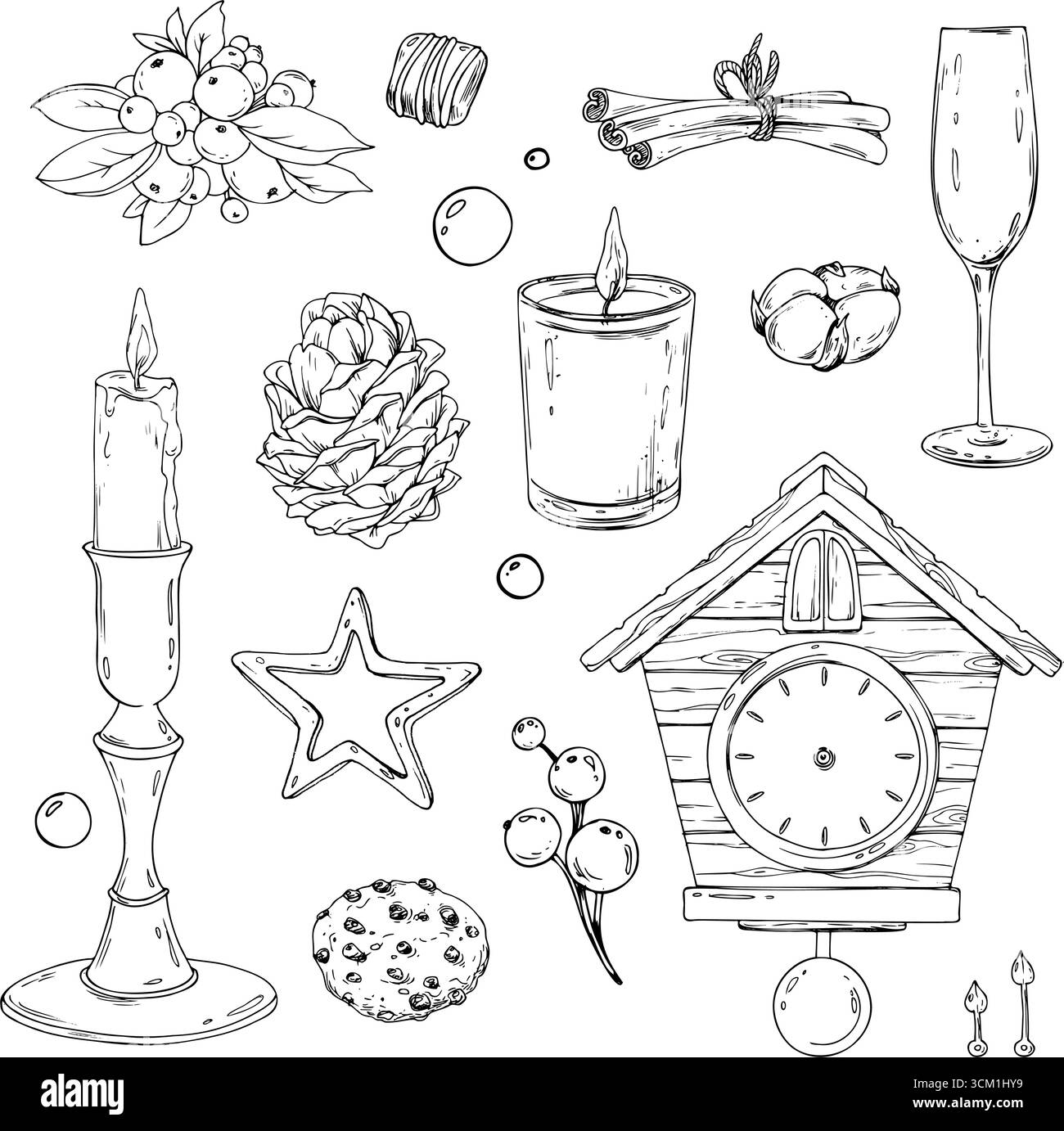 Candle sweets Black and White Stock Photos & Images - Alamy