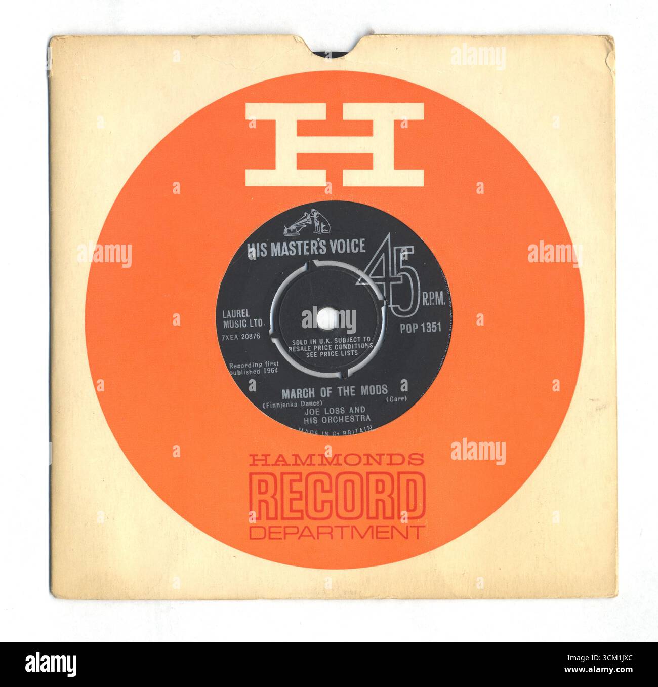 Hammonds Department Store, Hull, Record Department card sleeve. Store ...
