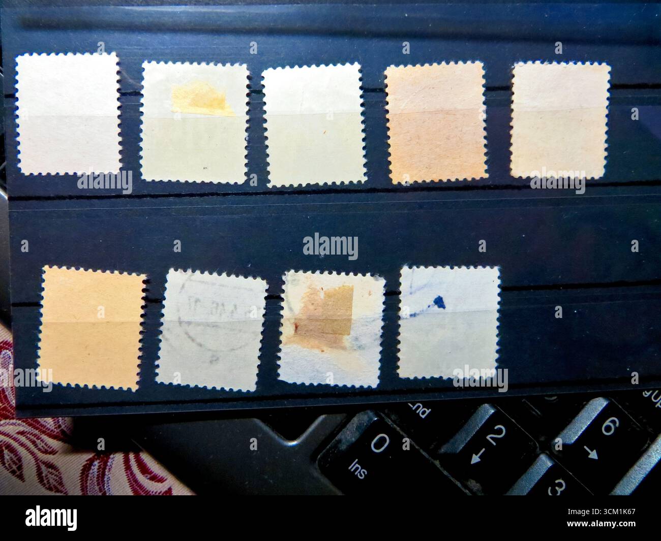 A captivating display of vintage postage stamps highlights their unique ...