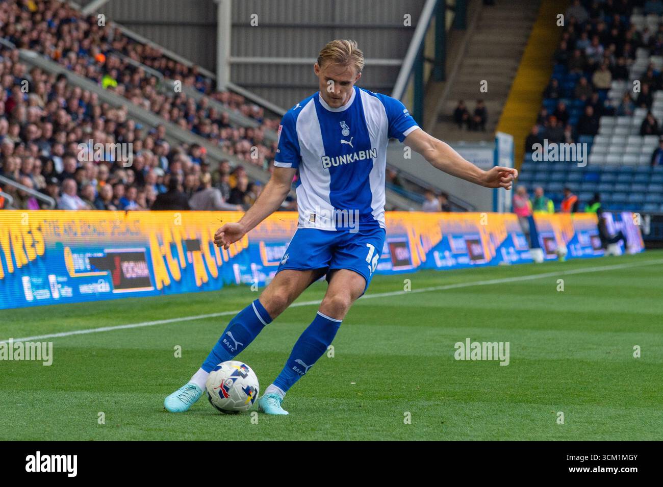Boundary Park, Oldham, England, 13th September 2025 Will Sutton (16 ...