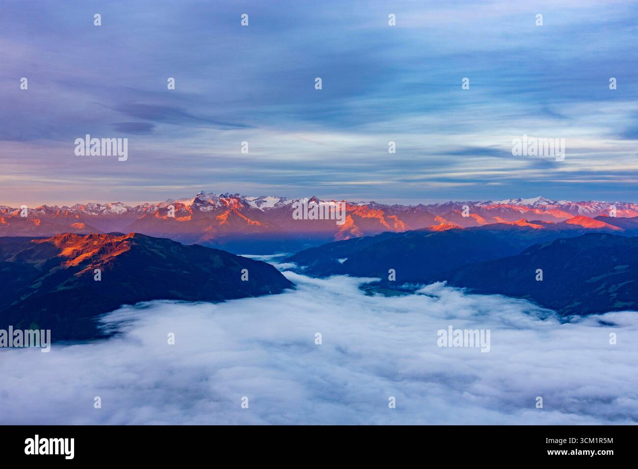 Glockner Group Glocknergruppe, summit Großglockner, mountain range Hohe ...
