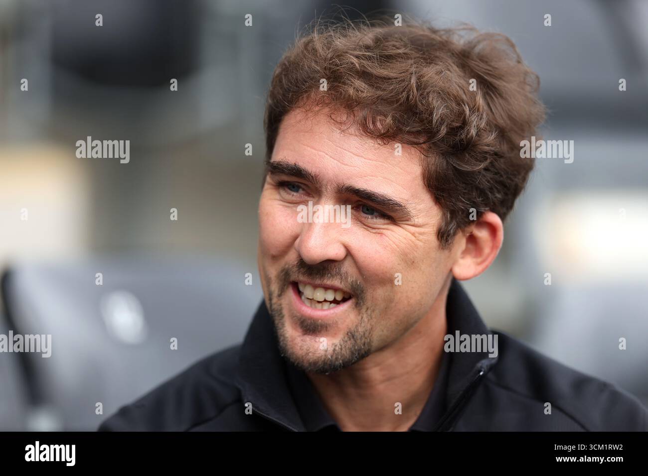 London City Lionesses manager Jocelyn Precheur speaking to the media ...