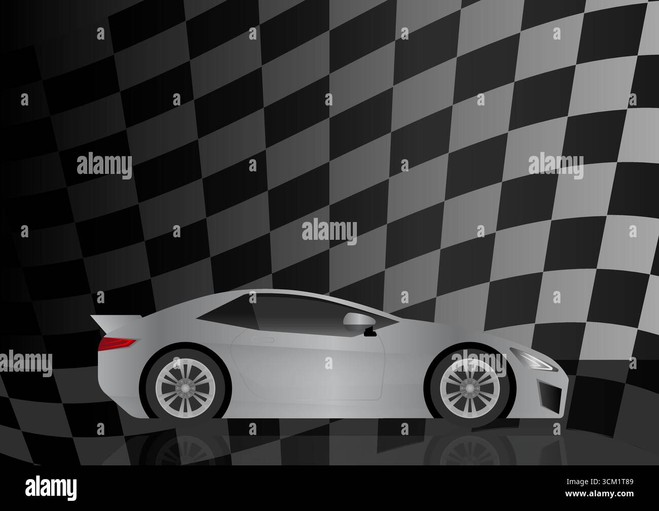 Racing track Background. Racing Checkered Flag. Car Racing Concept ...