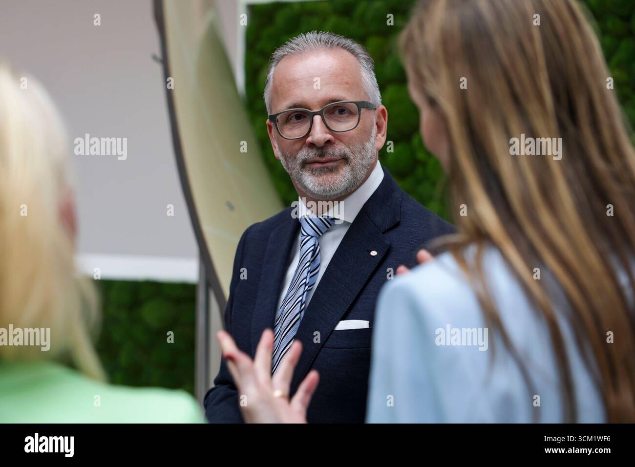 Henkel CFO Carsten Knobel is seen at the Henkel AG factory in ...