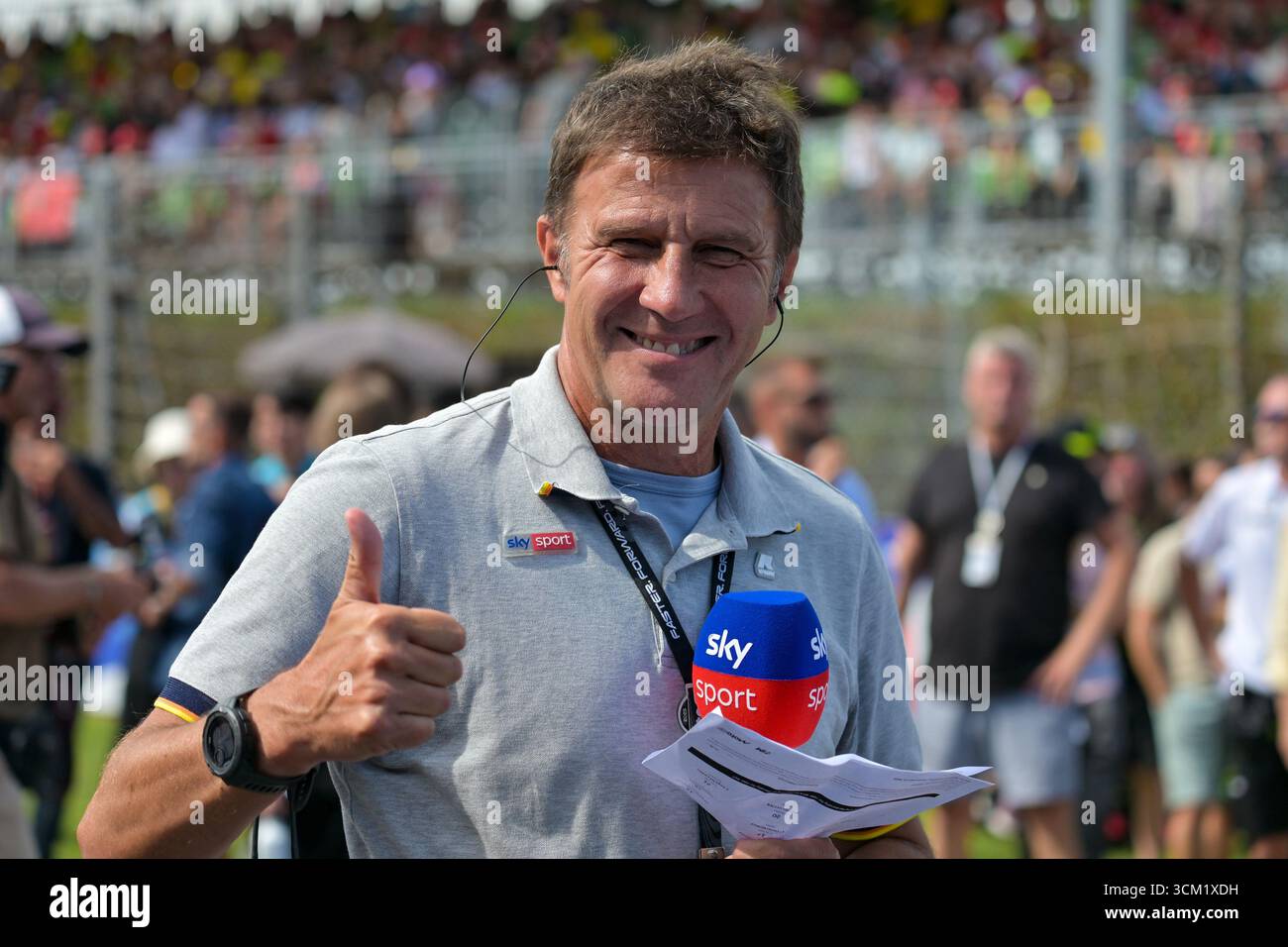 Giovanni Zamagni, journalist and commentator for Sky Italia MotoGP and ...
