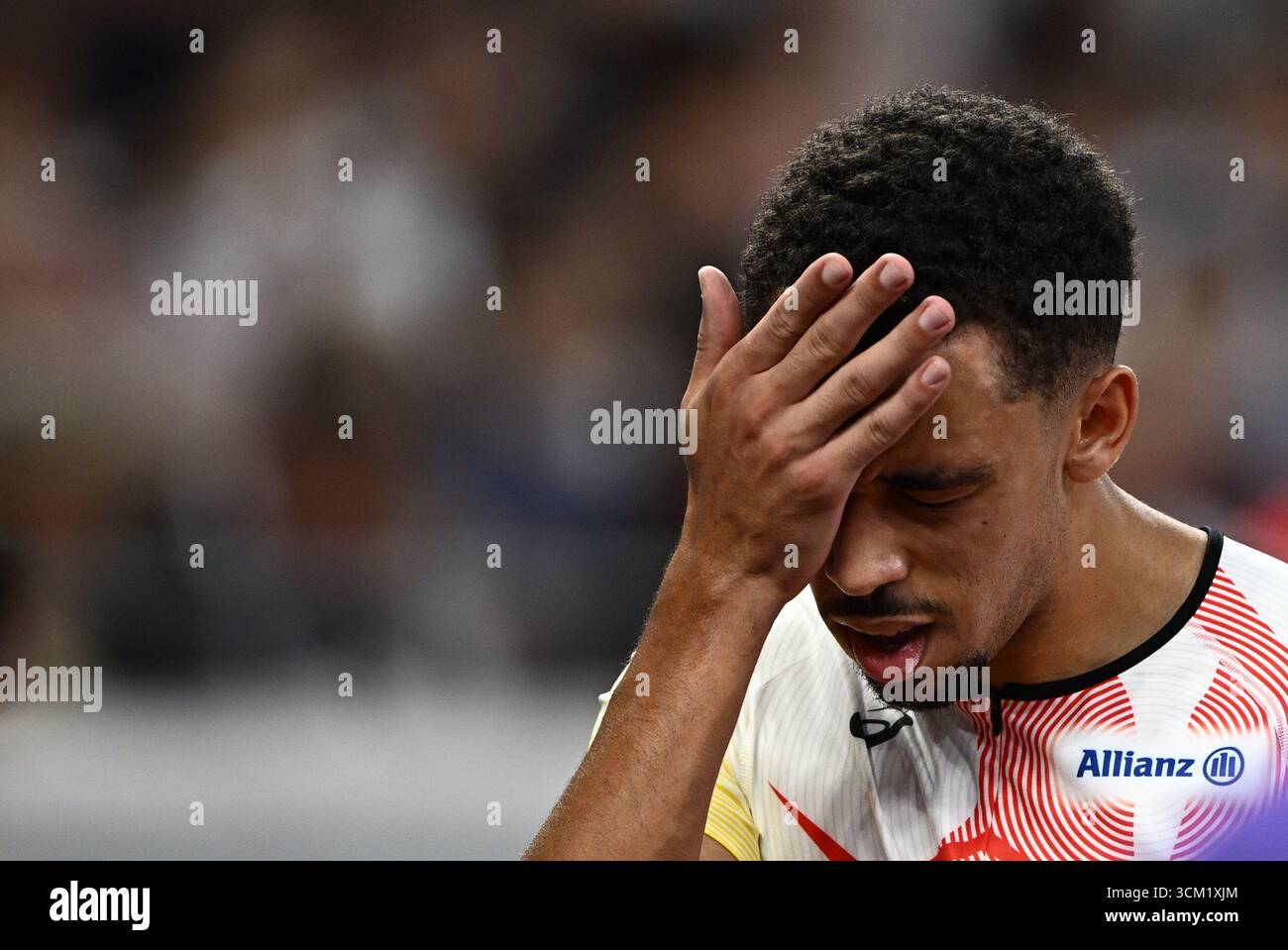 Belgian Daniel Segers pictured after the 400m men, Heats, in the World ...
