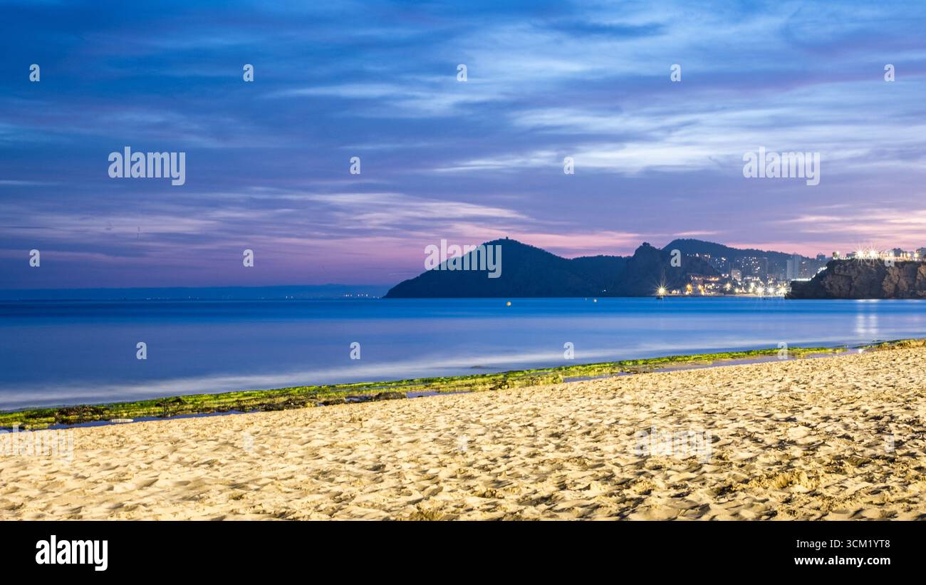 Benidorm sandy beach distant view hi-res stock photography and images ...