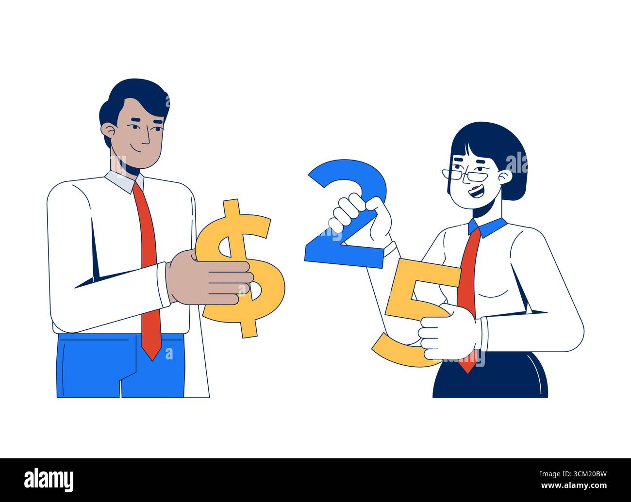 Negotiation pricing Cut Out Stock Images & Pictures - Alamy