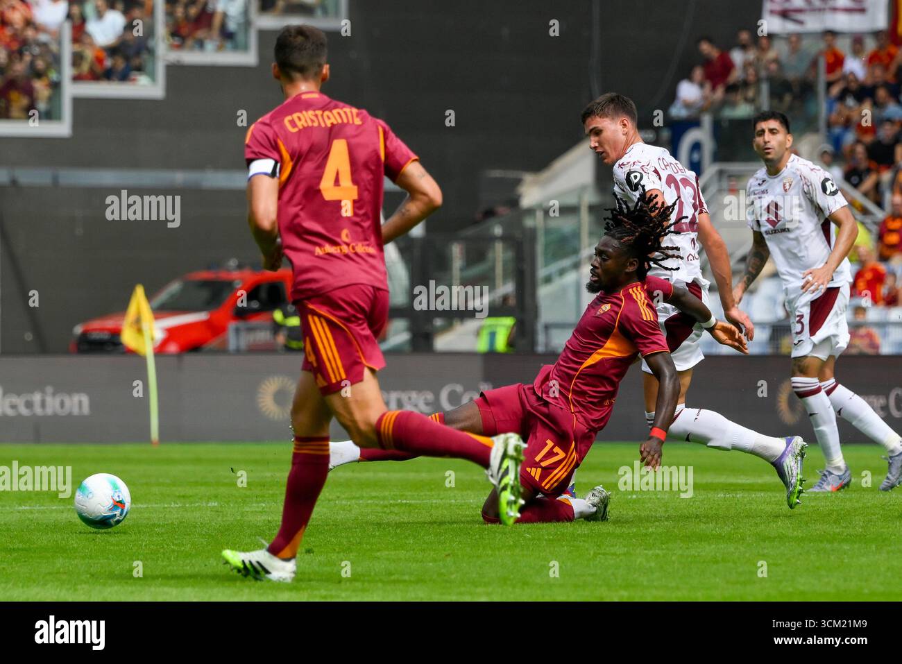 Roma’s Manu Kone’ during the Serie A Enilive soccer match between AS ...